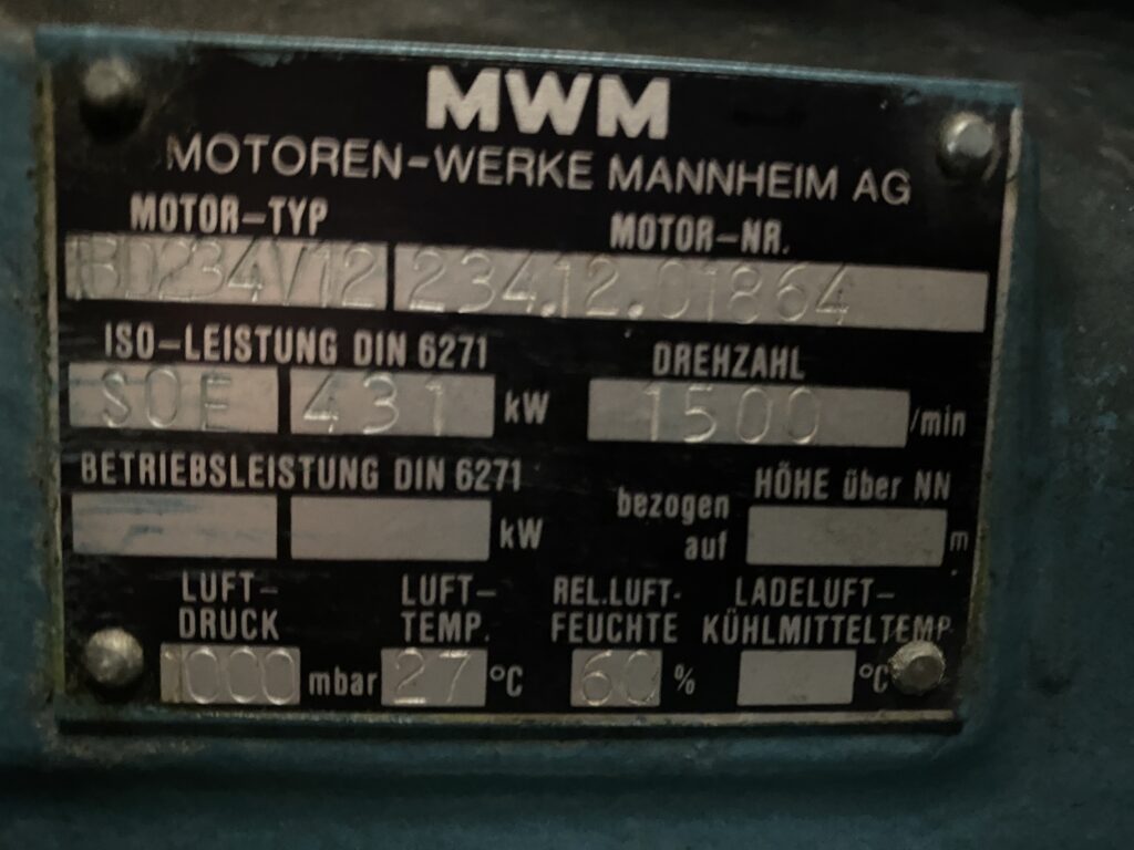 MWM TBD234-V12 / ERGE DIESEL GEN.SET 500 KVA - Vimo Trading Co. B.V.